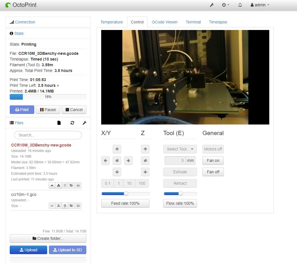 Octo Print for controlling and monitoring 3D printing from Raspberry PI – ModernHackers.com